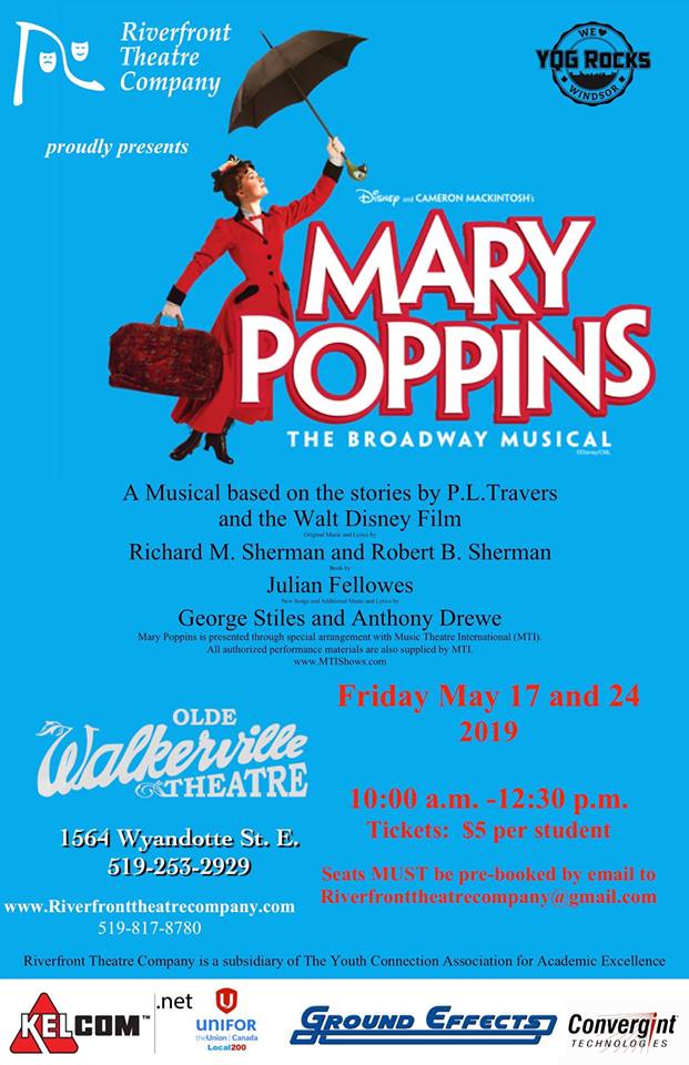 Mary Poppins School Performance - Riverfront Theatre Company